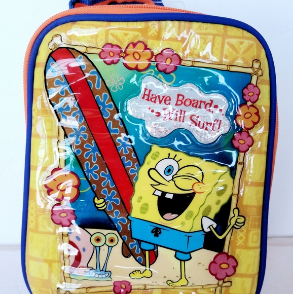 Accessories | Vintage Spongebob Squarepants Soft Lunchbox | Poshmark